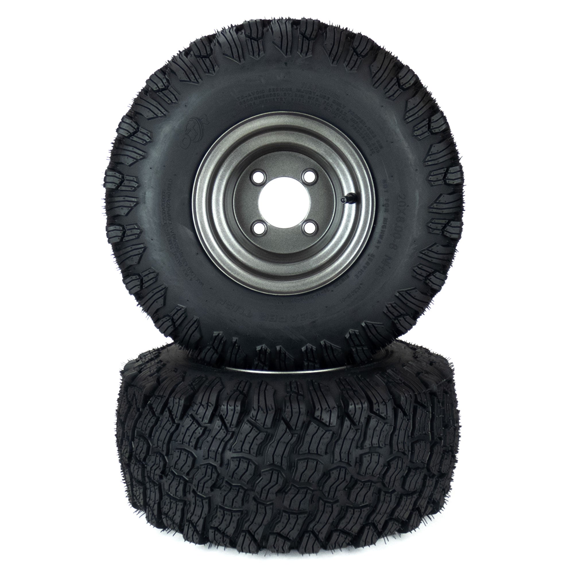 (2) Reaper Turf Tire Assemblies 20x8.00-8 Fits Ariens Ikon XD 42" 0710 ...