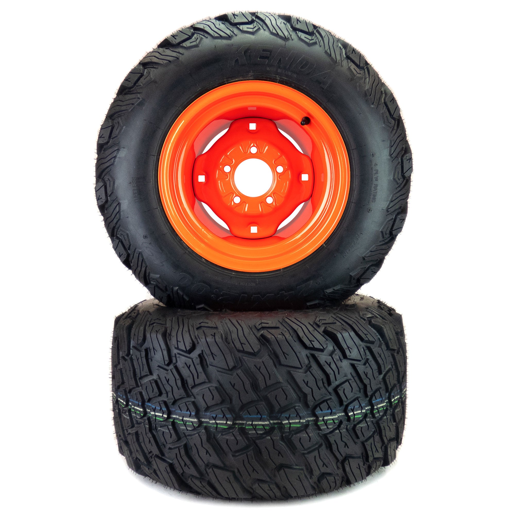 (2) Reaper Turf Tire Assemblies 24x12.00-12 Fits Kubota BX Series K251 ...