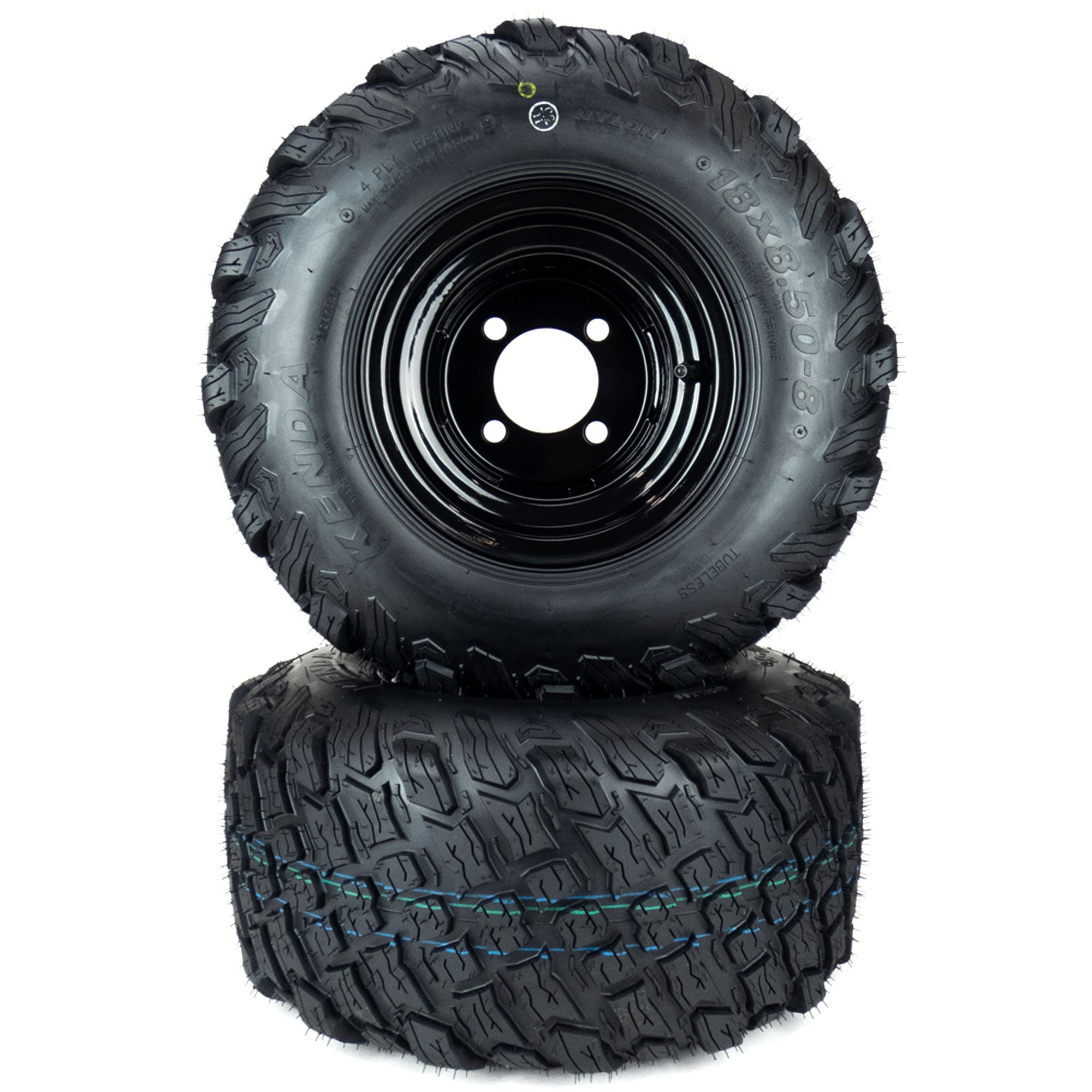 (2) Reaper Turf Tire Assemblies 18x8.50-8 Fits BigDog Alpha 42" 52" 60 ...