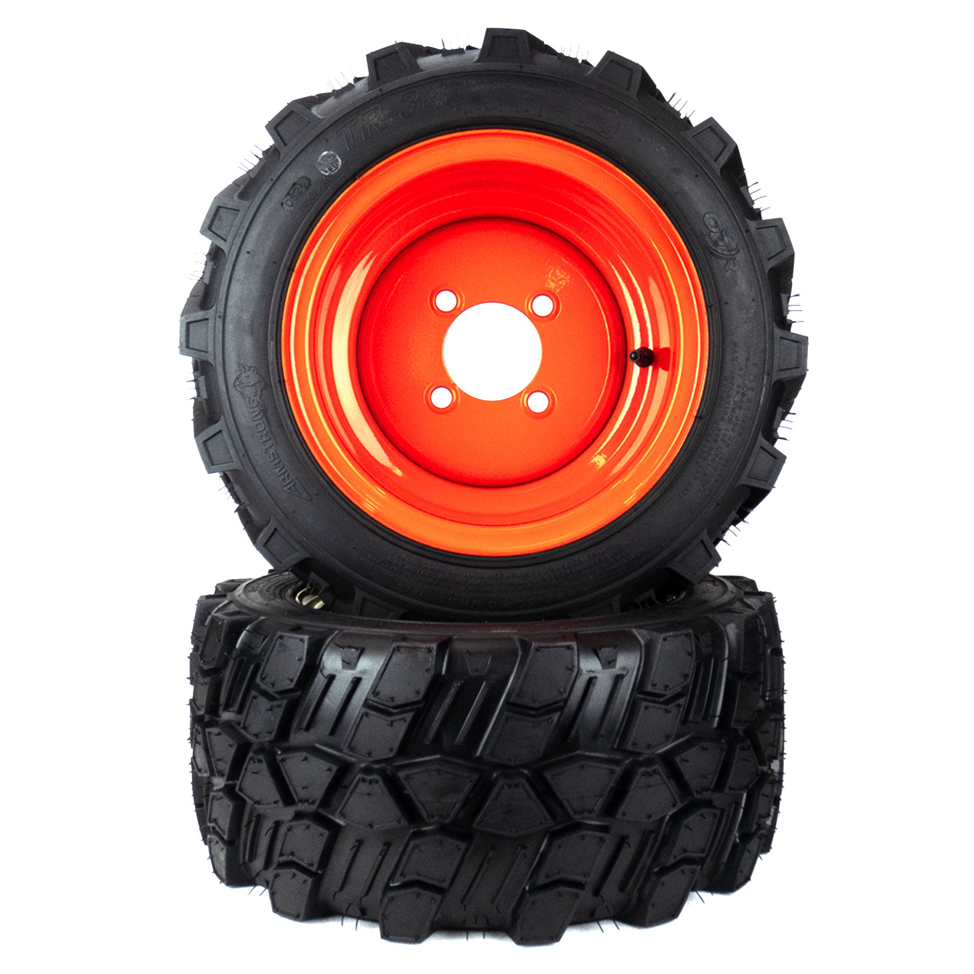 (2) Aggressive Tire Assemblies 18x8.50-10 Fits Kubota BX Series K2581 ...