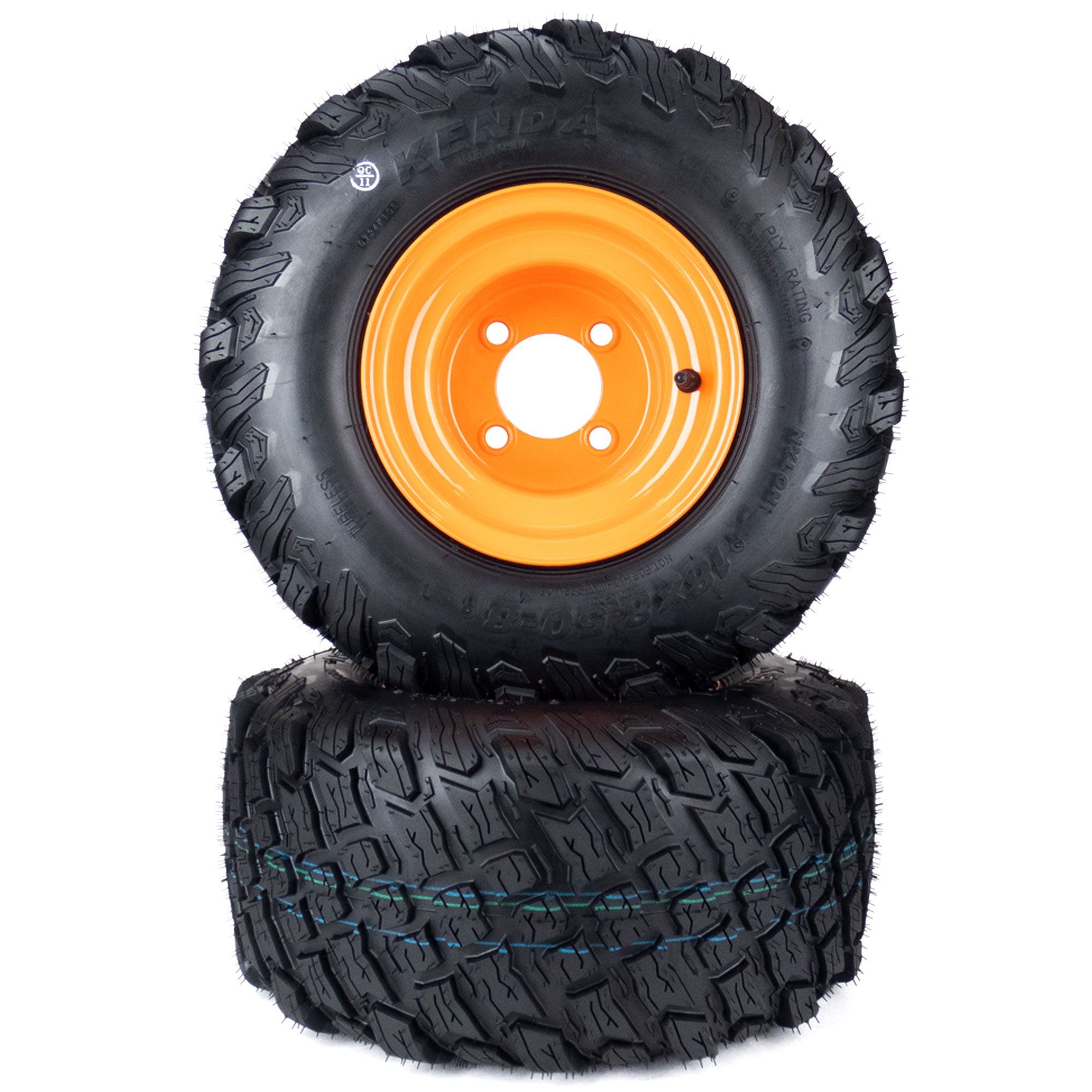 (2) Reaper Turf Tire Assemblies 18x8.50-8 Fits Scag SWZT 48" 52" 61" 4 ...