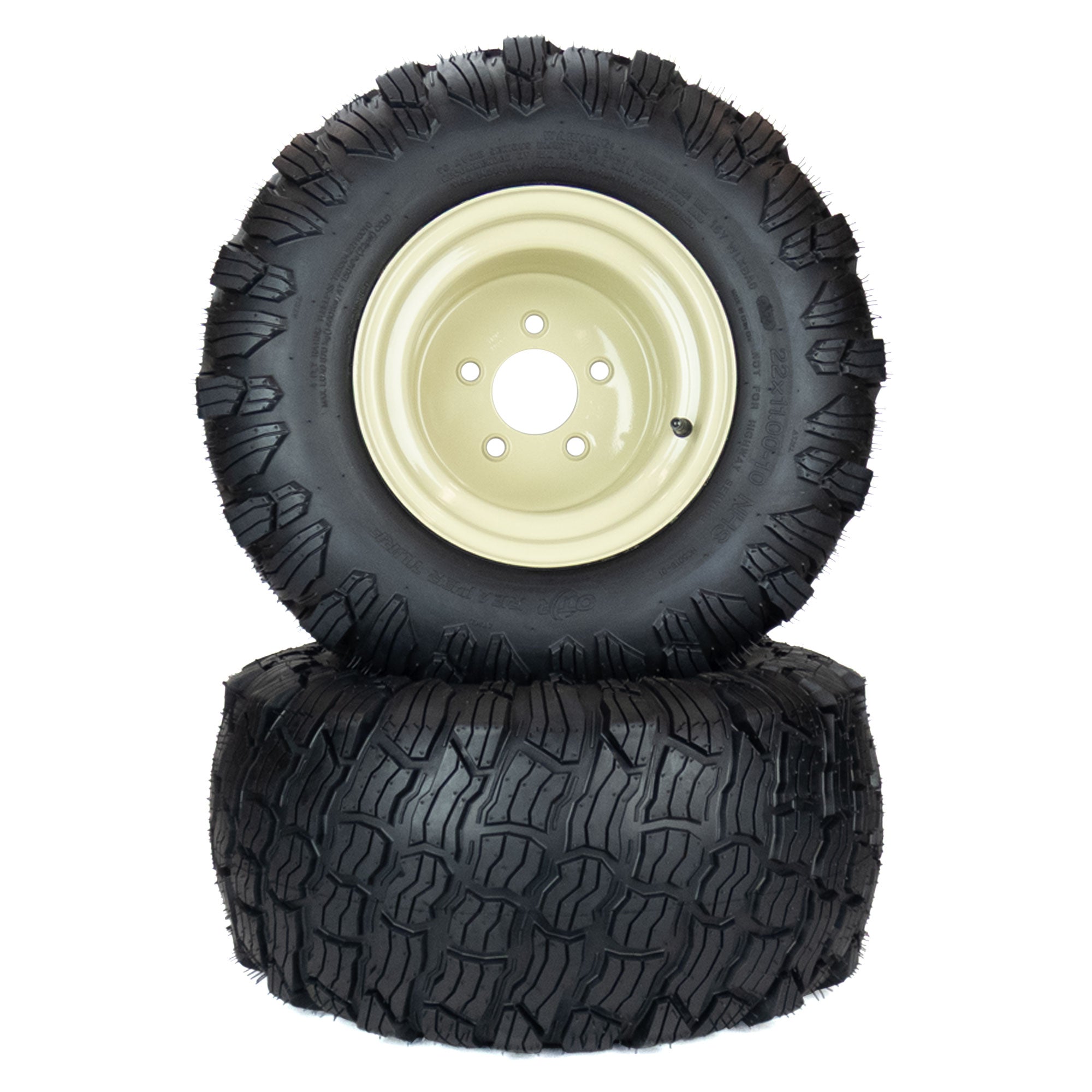 (2) Reaper Turf Tire Assemblies 22x11.00-10 Fits Grasshopper 700 Serie ...