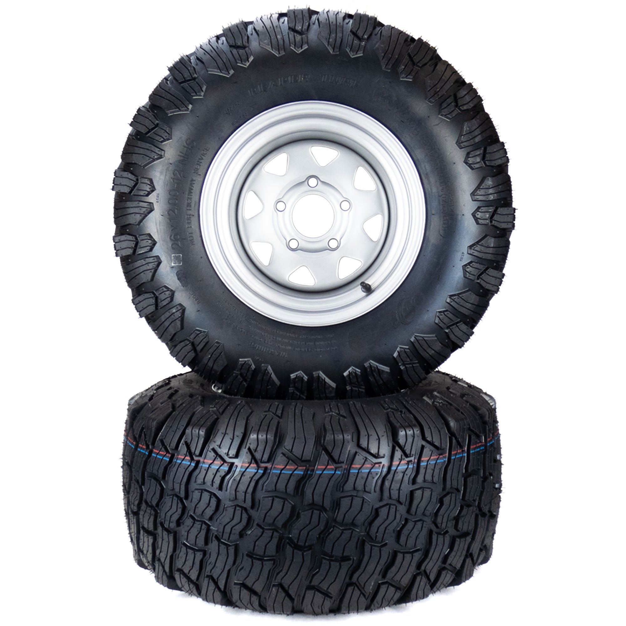 (2) Reaper Turf Tire Assemblies 26x12.00-12 Fits Hustler Super 104 603 ...