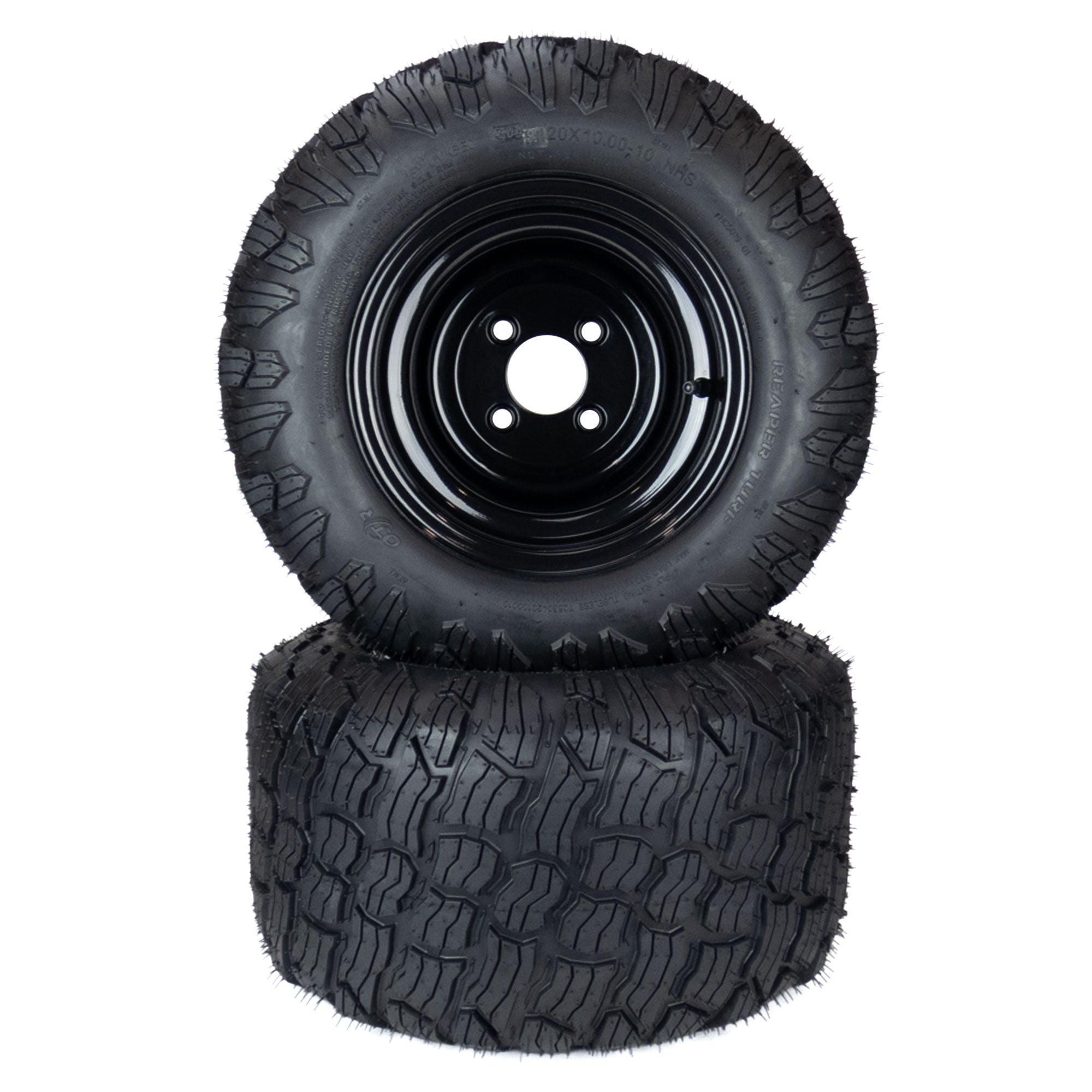 (2) Reaper Turf Tire Assemblies 20x10.00-10 Fits Scag Liberty 42" 48 ...