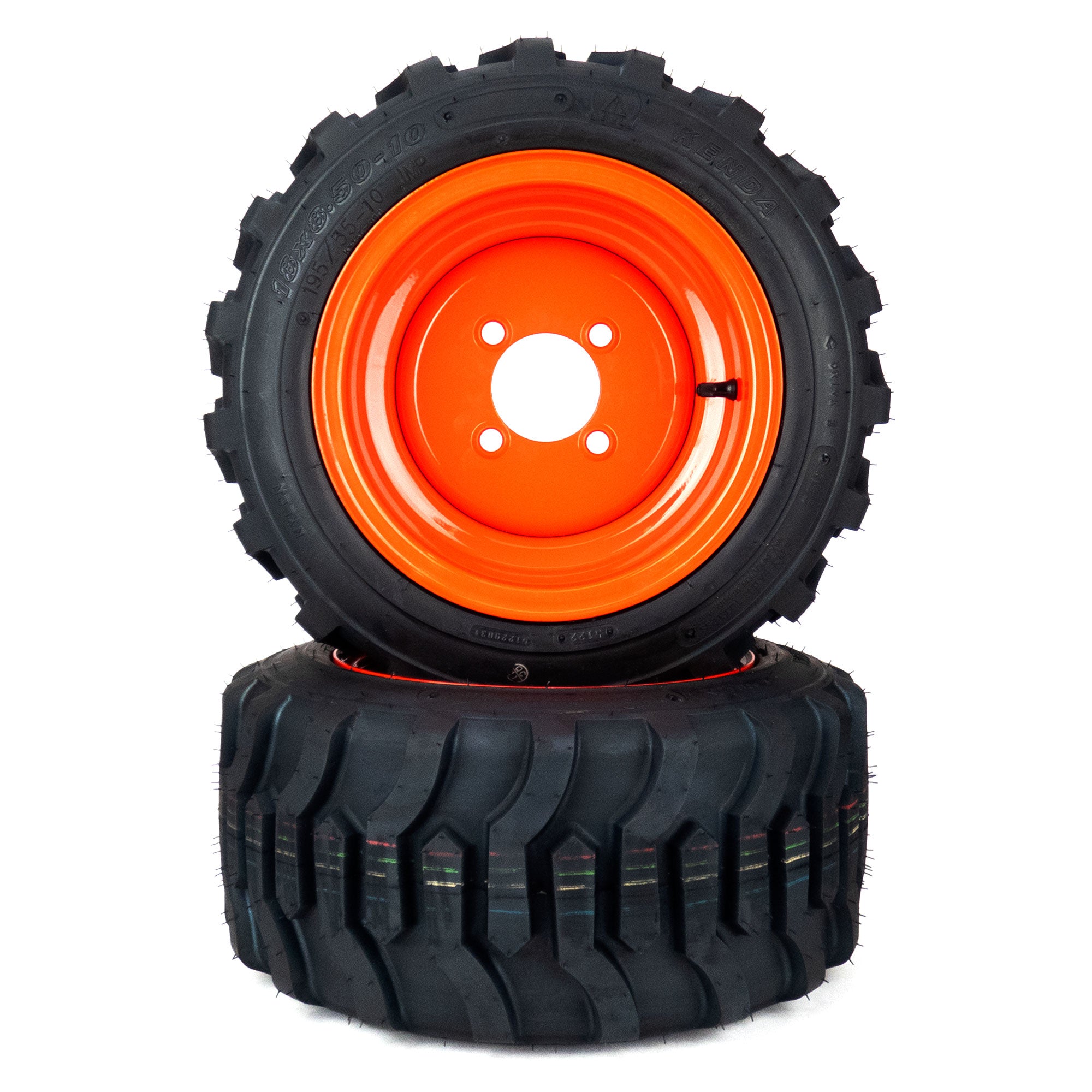 (2) Industrial Tire Assemblies 18x8.50-10 Fits Kubota BX Series K2581 ...