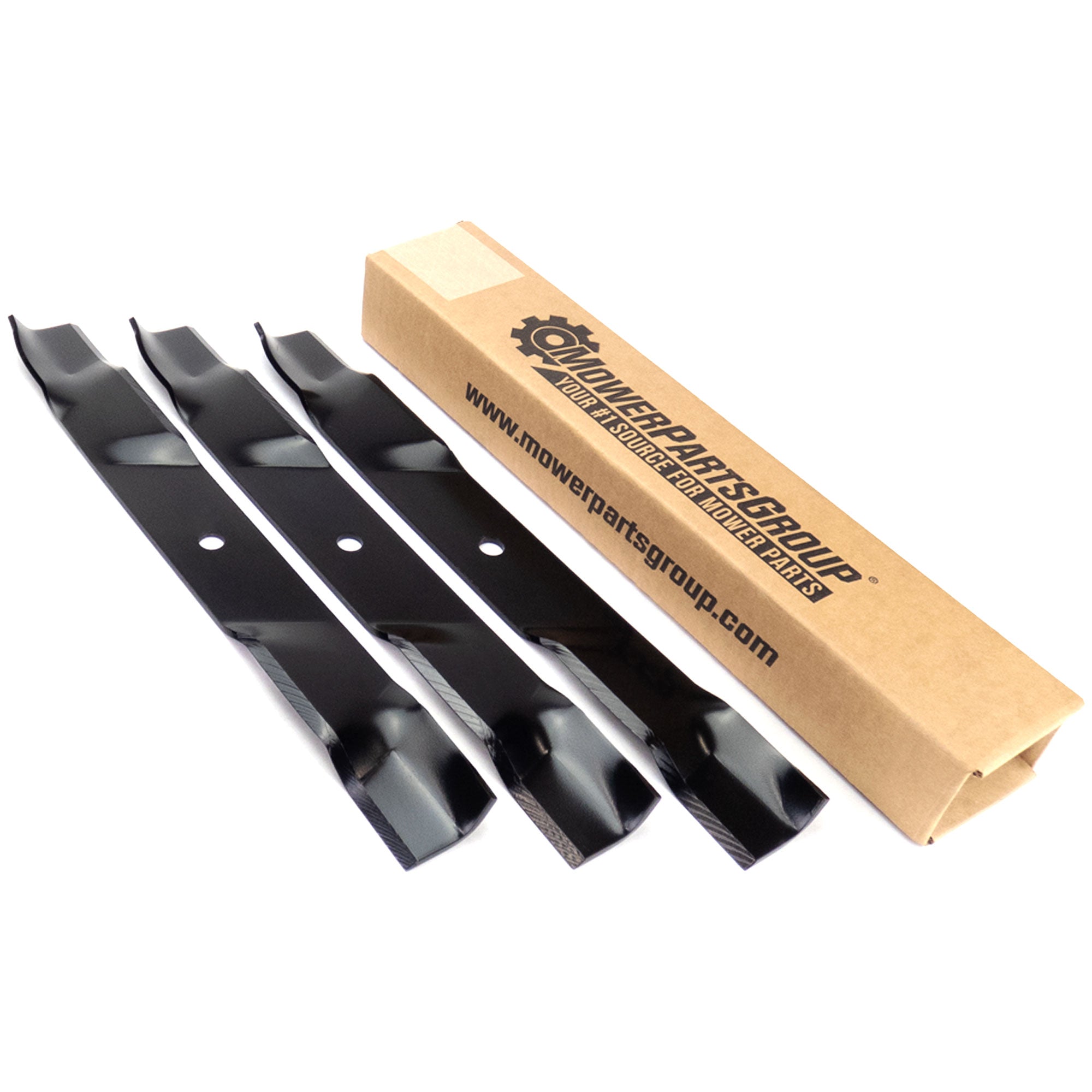 (3) Wavy Mulching Blades Replace Bad Boy 038-6050-00 038-6060-00 60" D ...