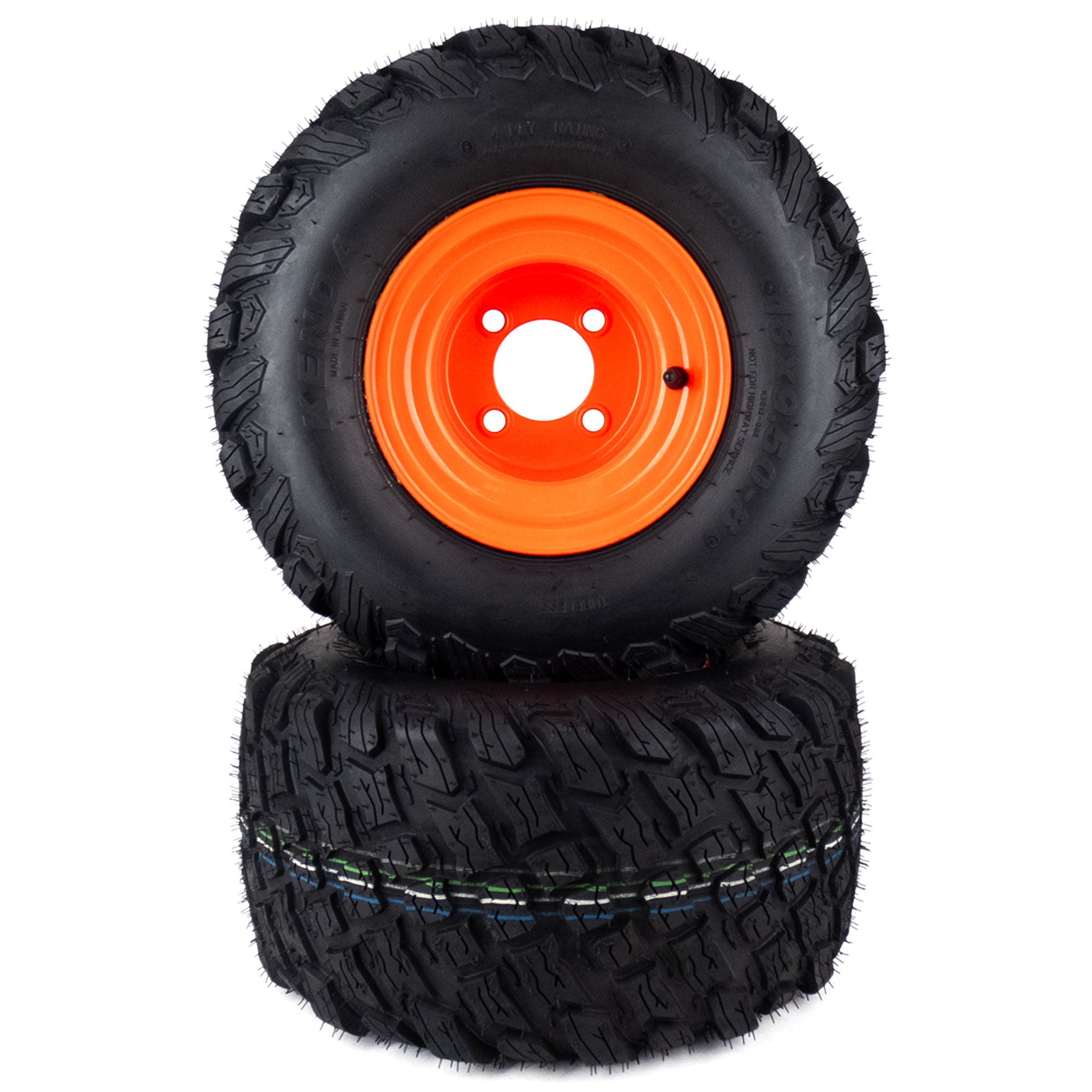 (2) Reaper Turf Tire Assemblies 18x9.50-8 Fits Bad Boy MZ Magnum 48" 5 ...