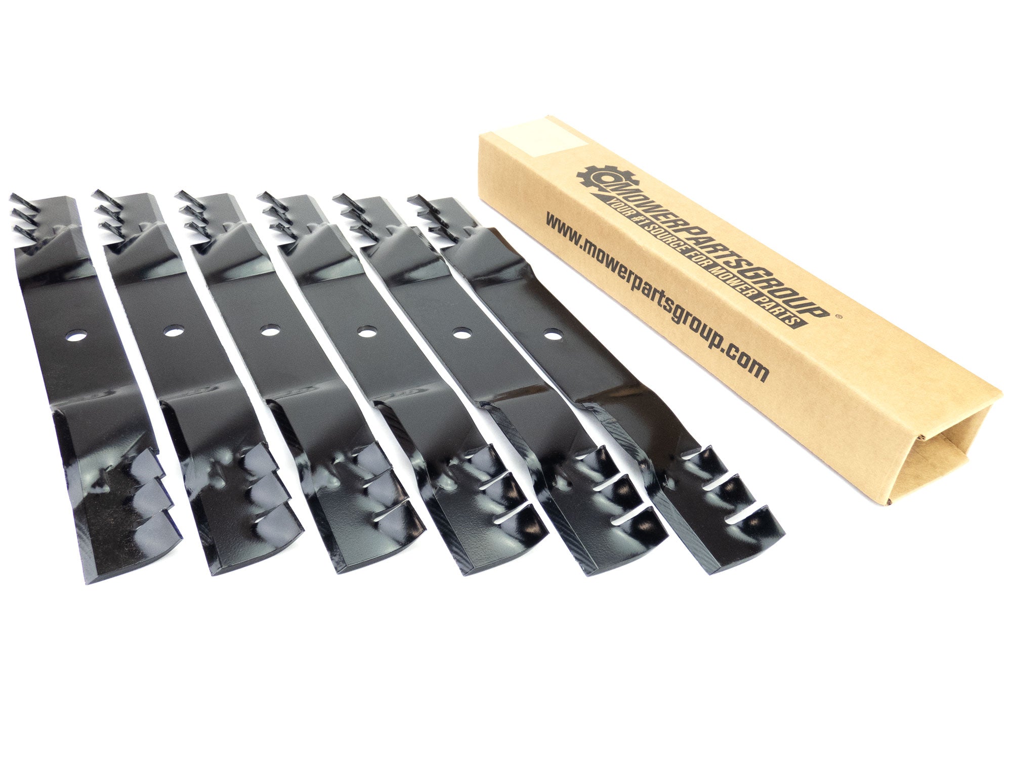(6) Wavy Mulching Blades for Scag 61" 482237, 482693, 482963, 483318 ...