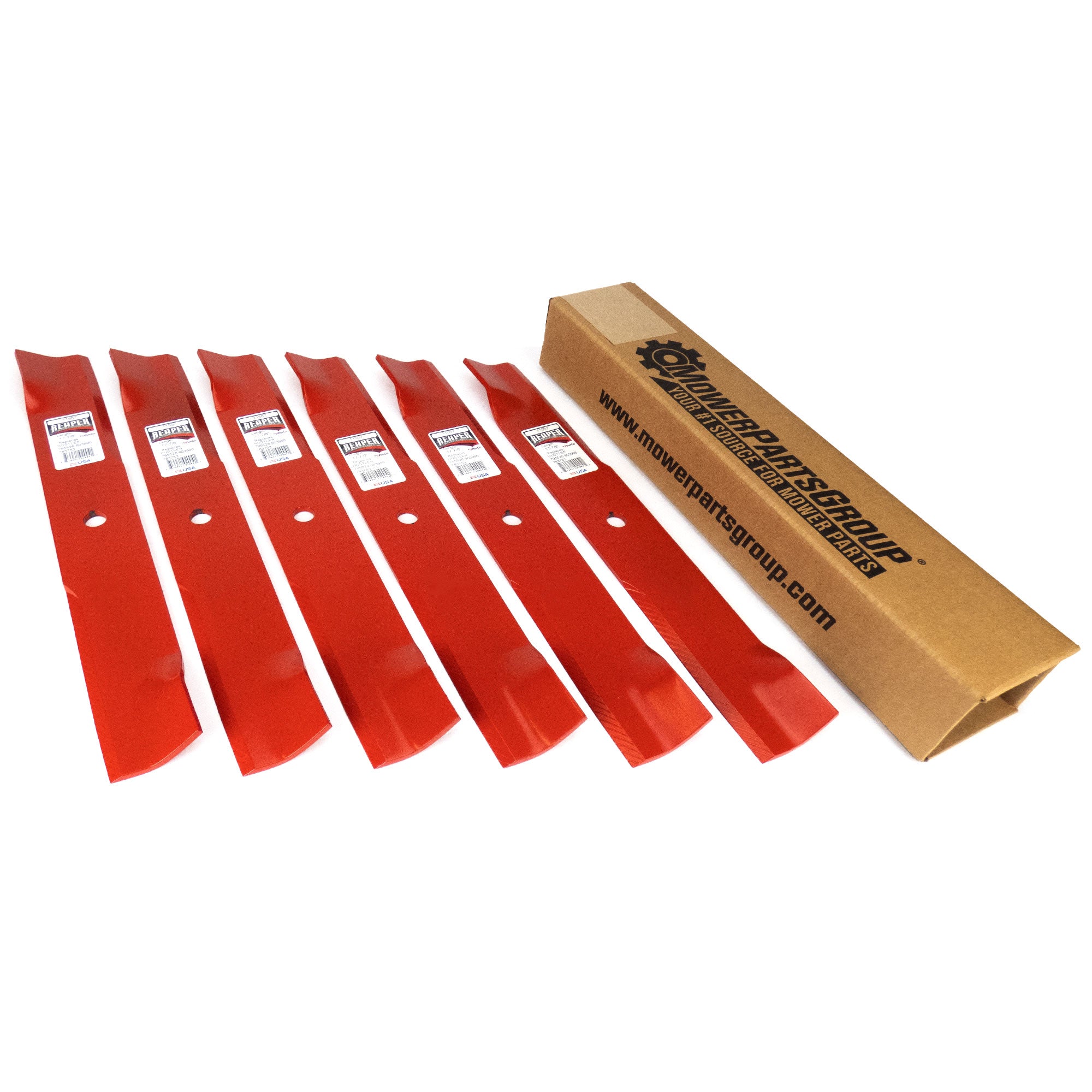 (6) Reaper 52" Blades for Hustler Raptor Replaces 603995 783753 Made i ...