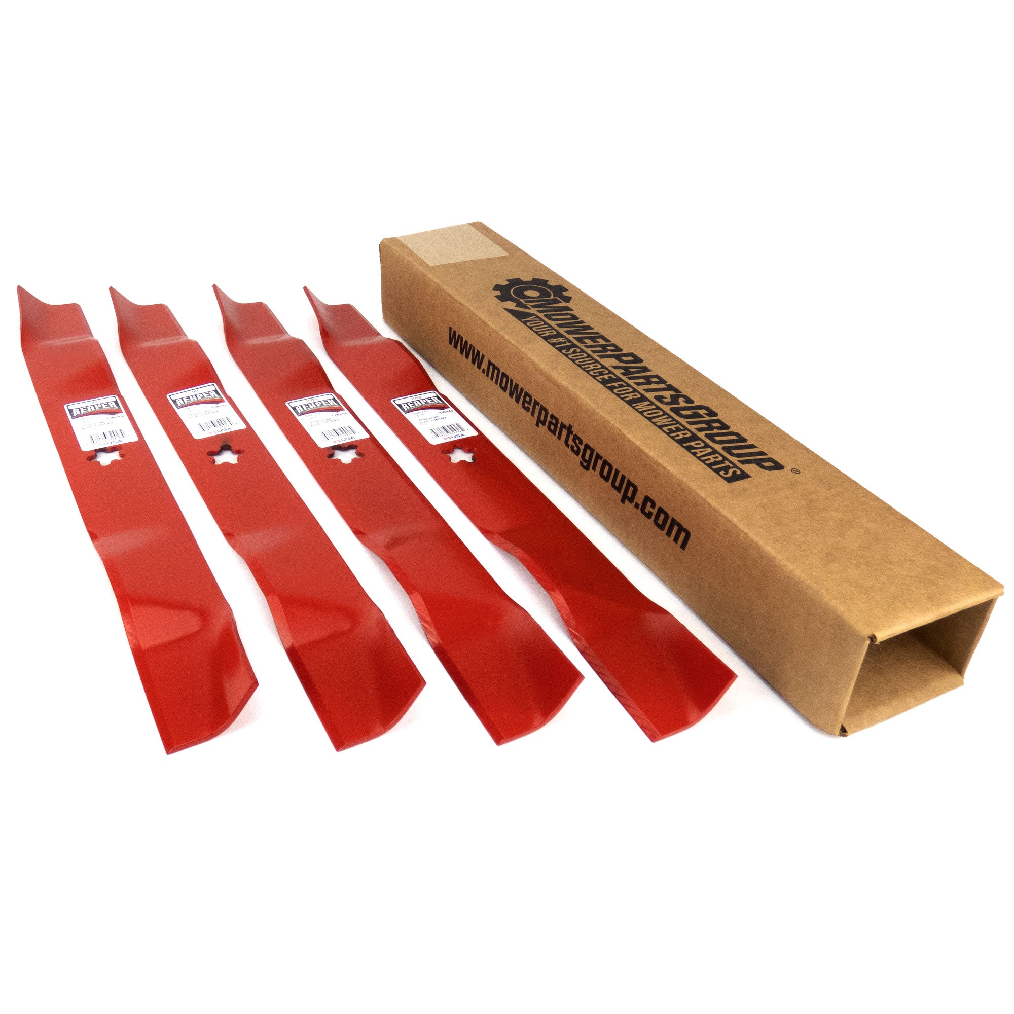 (4) Reaper Blades for AYP & Husqvarna 42" LTH1342, YTH1542XP, 53242475 ...