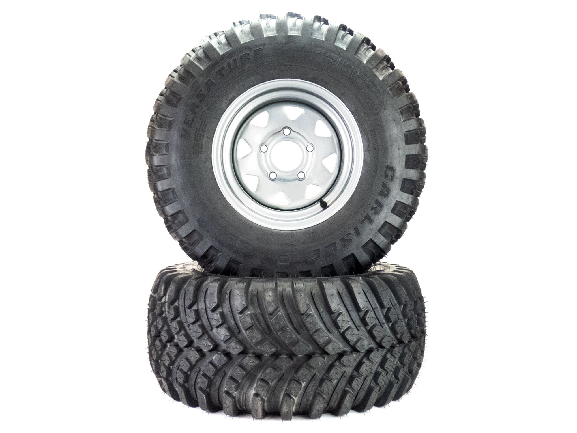 (2) Versa Turf Tire Assemblies 26x12.00-12 Fits Hustler Super 88 60764 ...